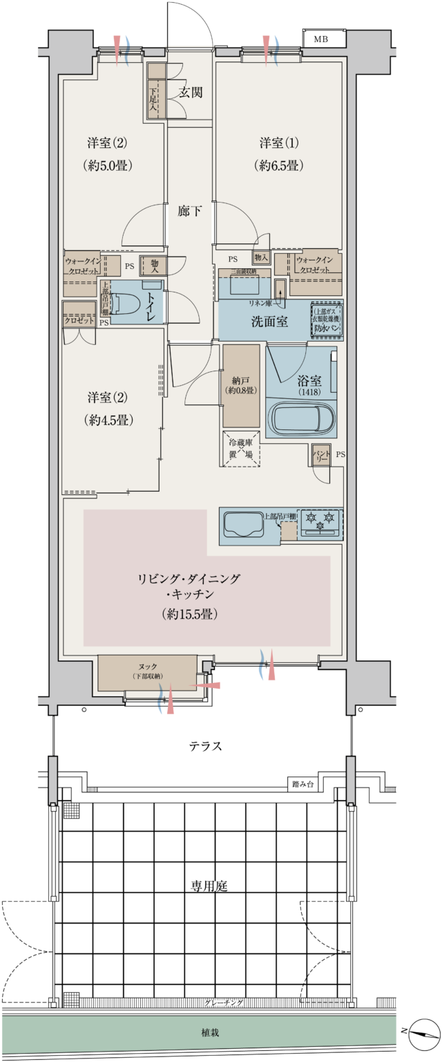 リビオ森下リバーテラス 間取り 予定価格
