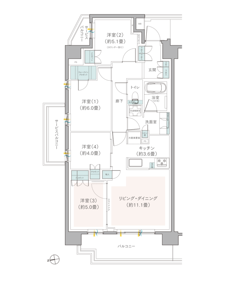ブリリア大島グリーンアベニュー モデルルーム訪問 予定価格 間取り