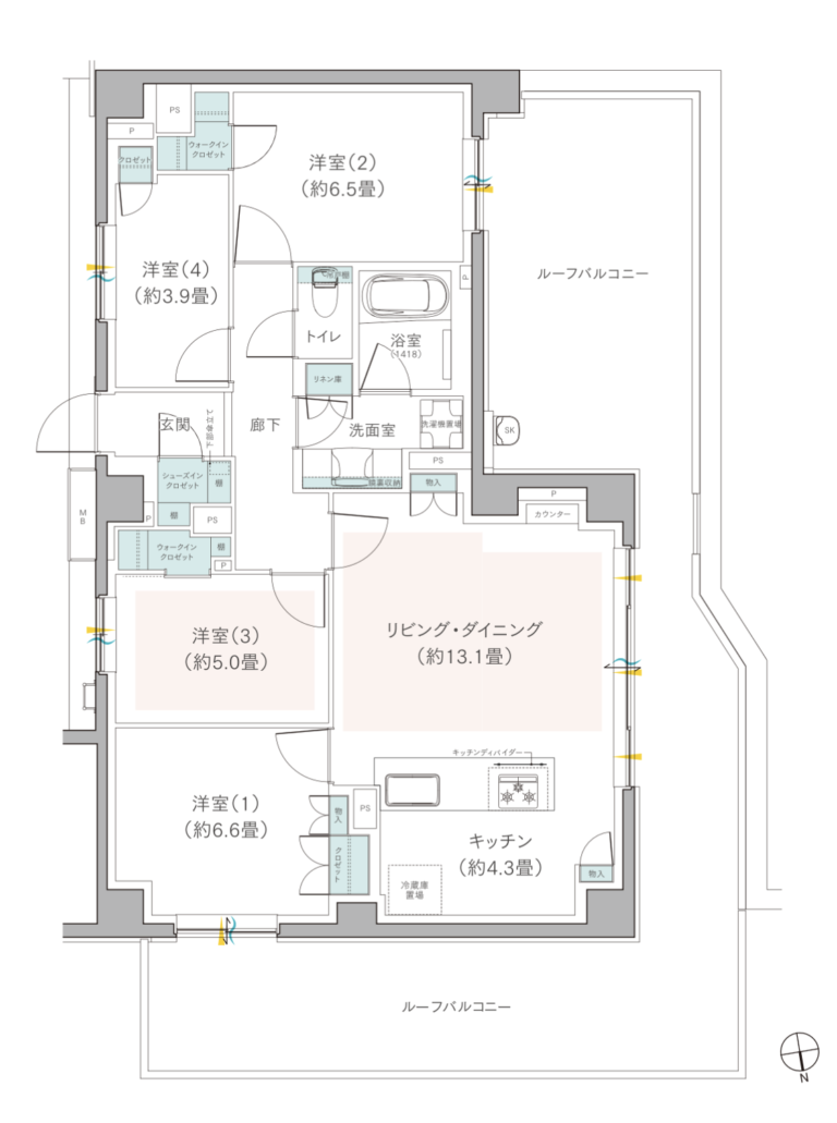 ブリリア大島グリーンアベニュー モデルルーム訪問 予定価格 間取り